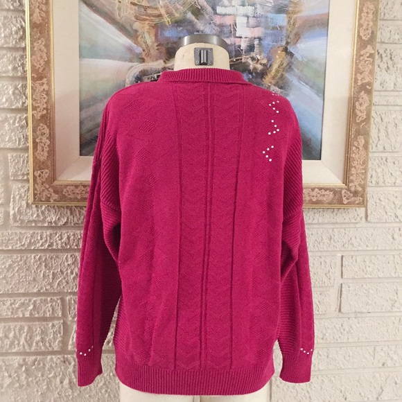 Sweaters | Cable Knit Rhinestone Embellished Sweater | Poshmark